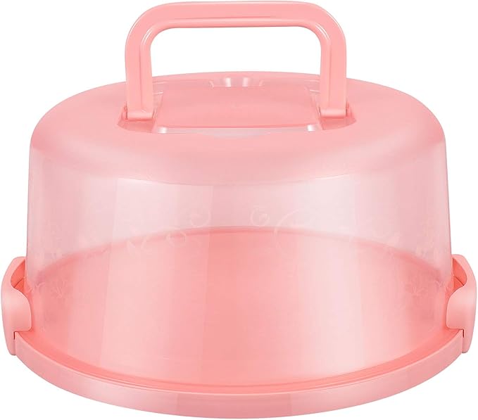 Amazon.com: Cabilock Wedding Cake Stand Round Cake Carrier With Lid ...