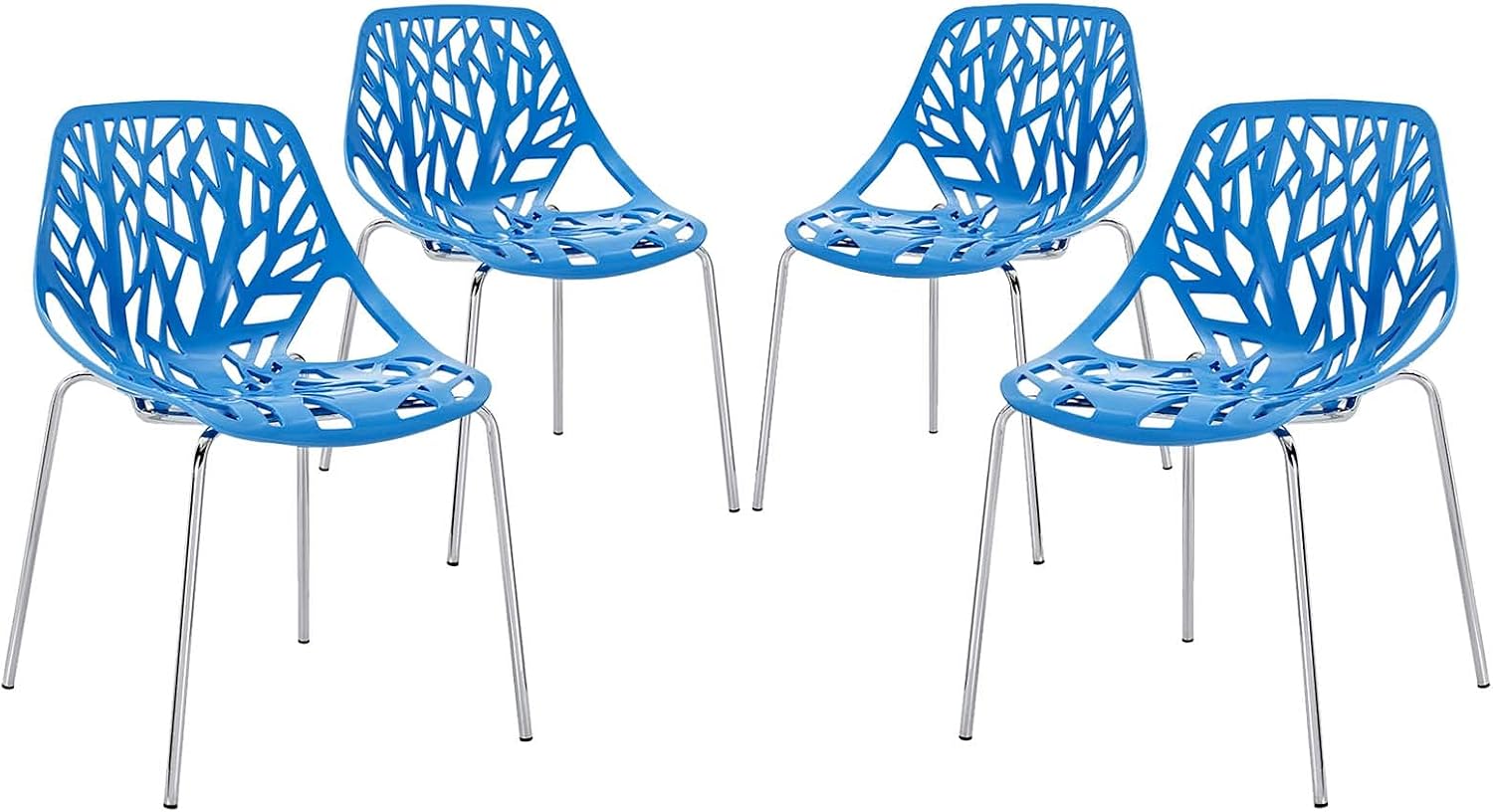 Amazon.com - Modway Stencil Modern Stacking Four Kitchen and Dining ...