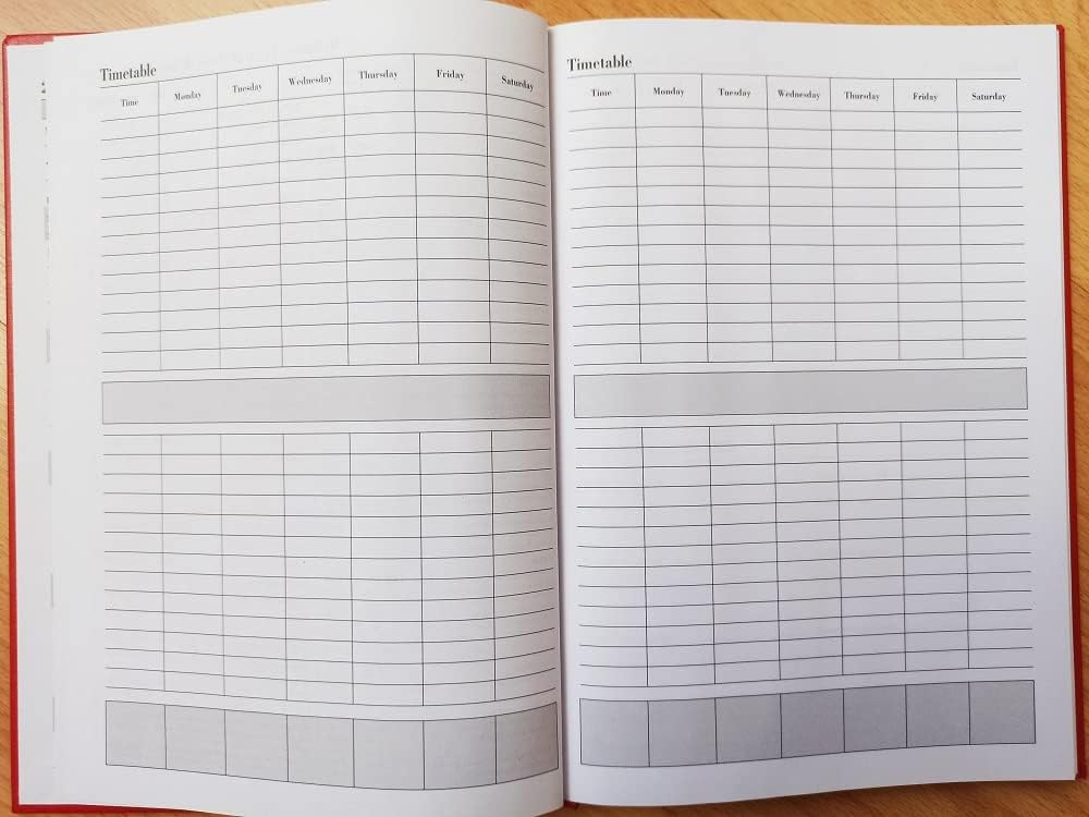 2022-2023 Academic Student Diary A5 Day A Page DAP Case-Bound Hardback School College ...