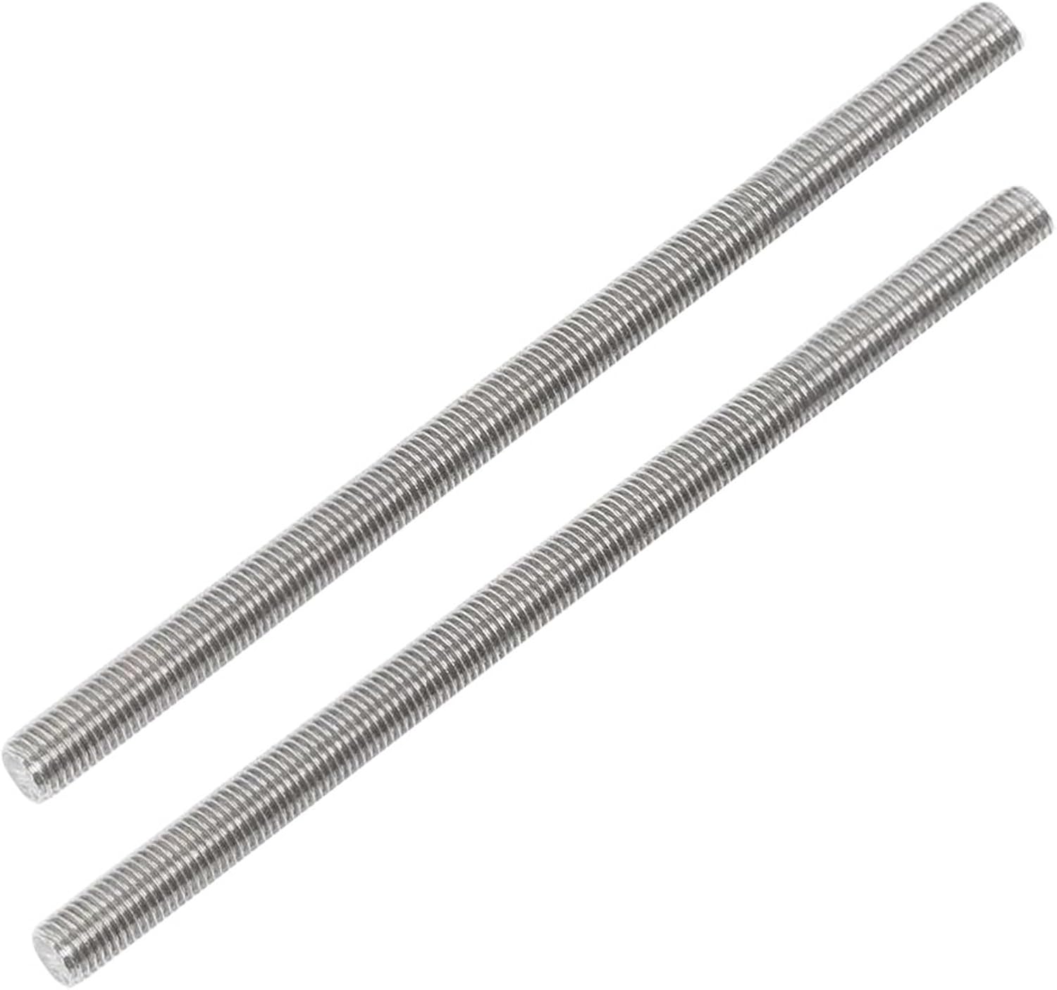 QXCIVR M14 x 1.5 x 250mm 304 Stainless Steel Fully Threaded Fine Metric ...