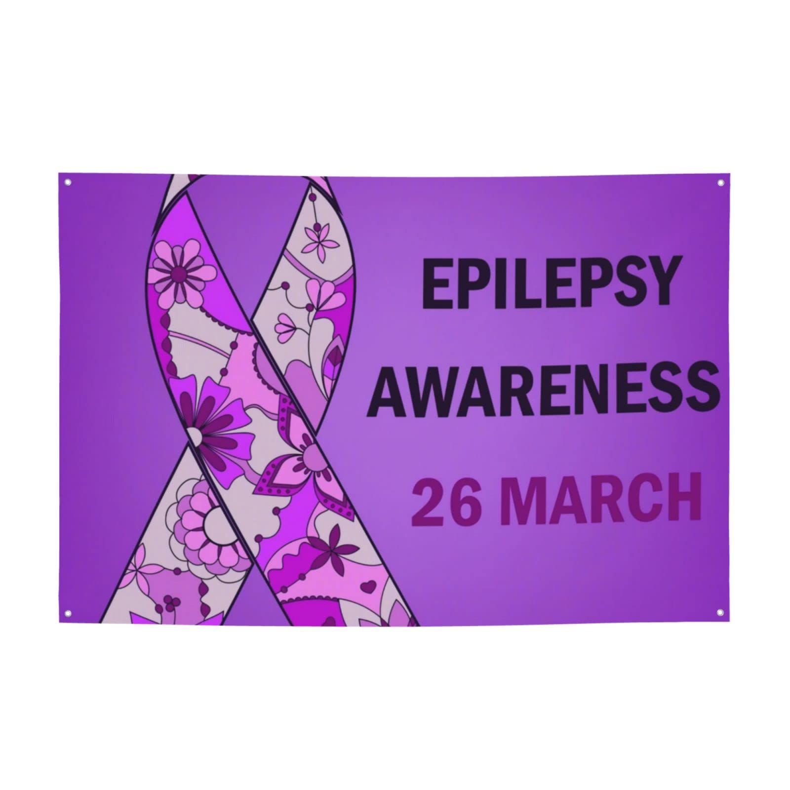 Epilepsy Ribbon Background
