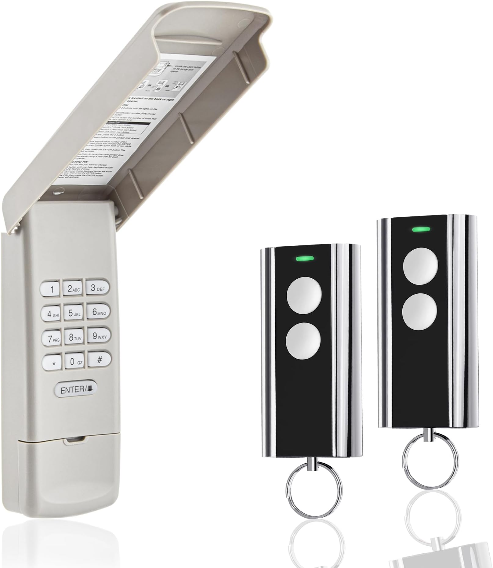 Amazon.com: Universal Garage Door Opener Keypad, Compatible with ...