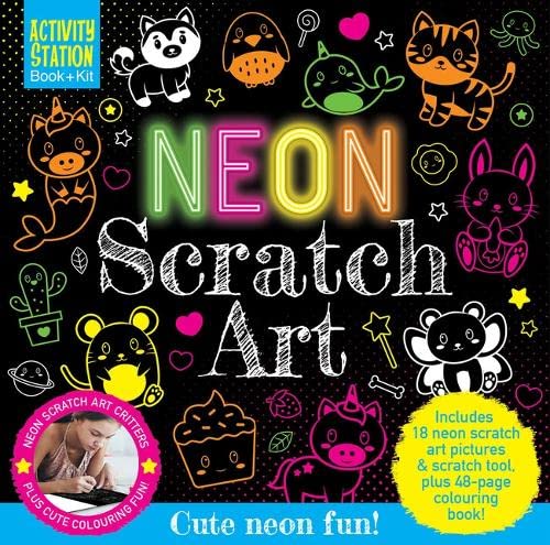 Buy Neon Scratch Art (Activity Station Gift Boxes) Book Online at Low ...