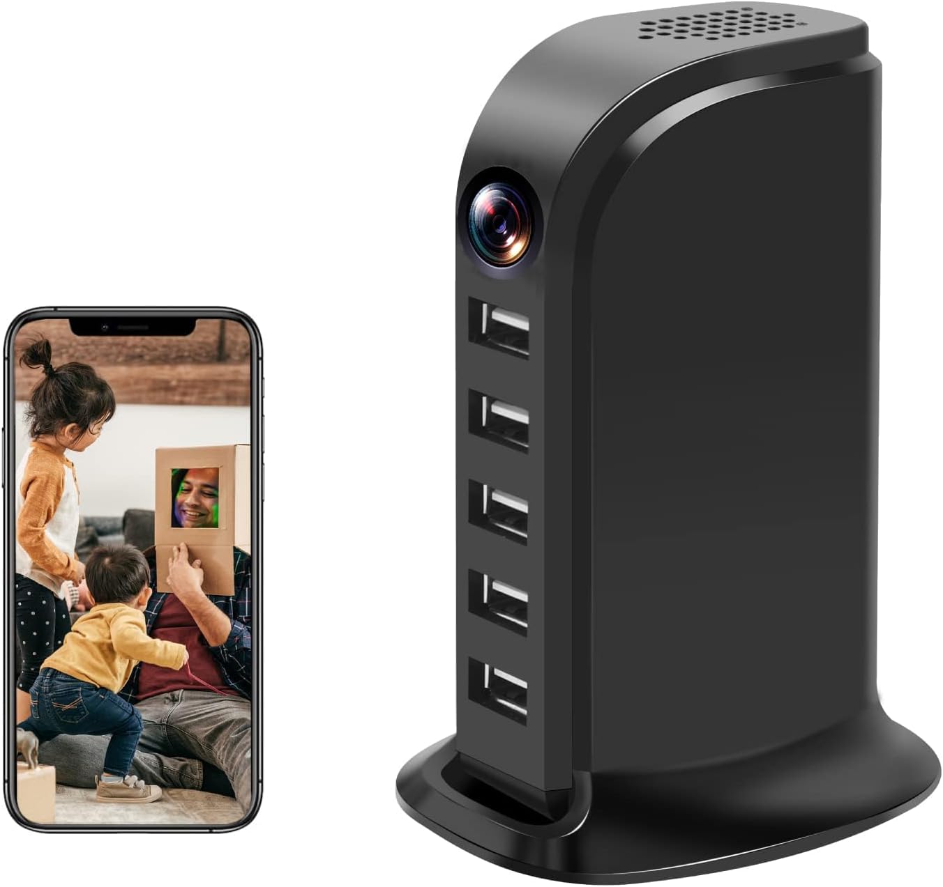 Amazon.com : Musoumars Hidden Camera USB Charger Video Recorder WiFi ...