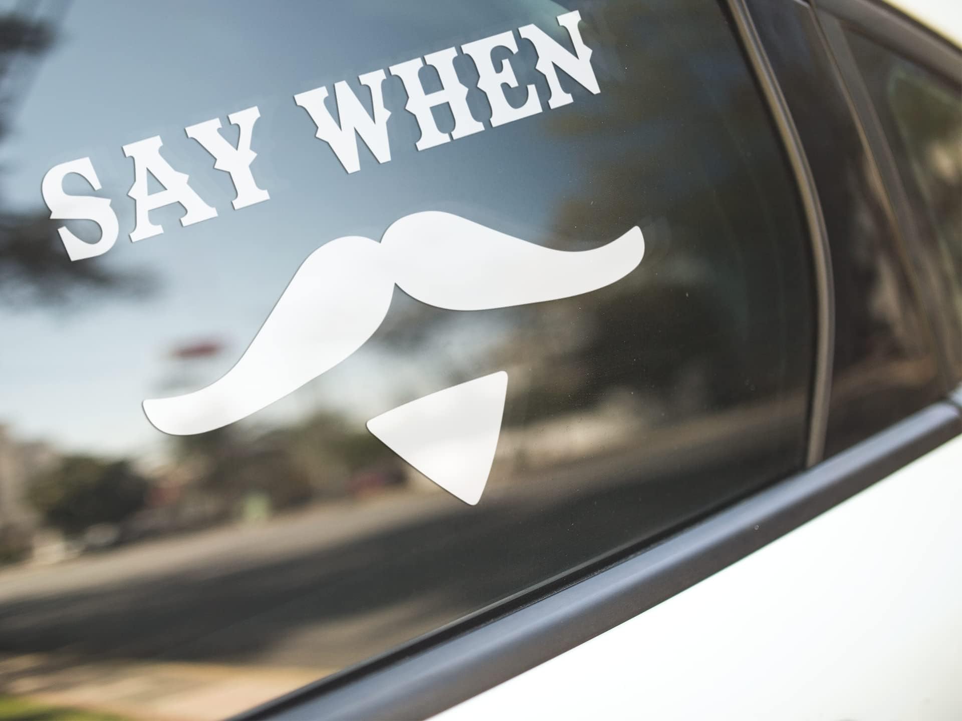 Amazon.com - Say When - Sticker Graphic - Auto, Wall, Laptop, Cell ...