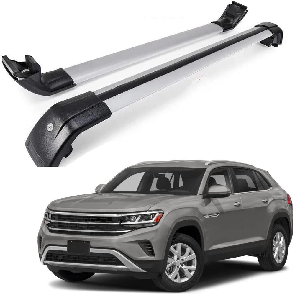 Buy AxleZx Aluminium Roof Rack Rail Bars for Volkswagen VW Atlas cross sport 2020-2022, Car Roof ...