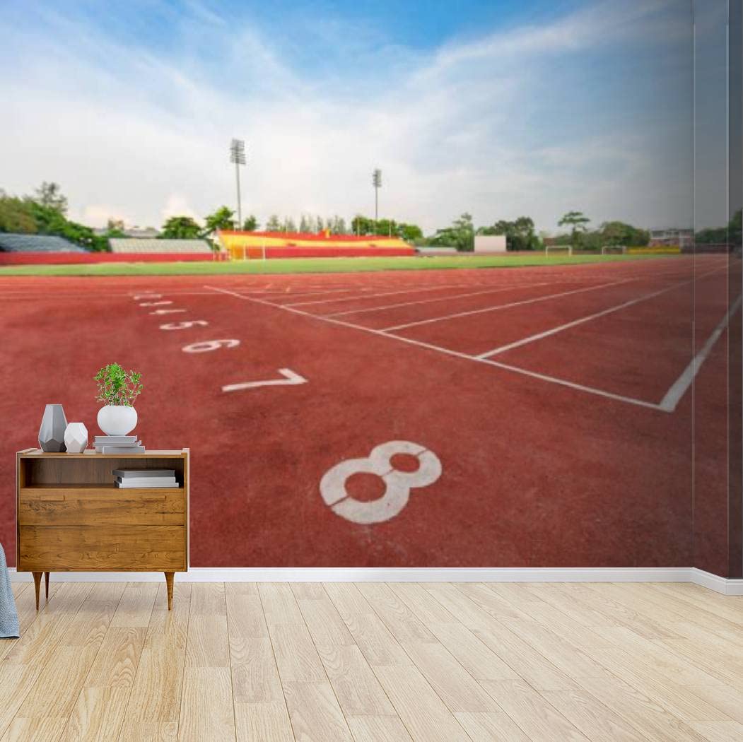 Running Race Track Wallpaper