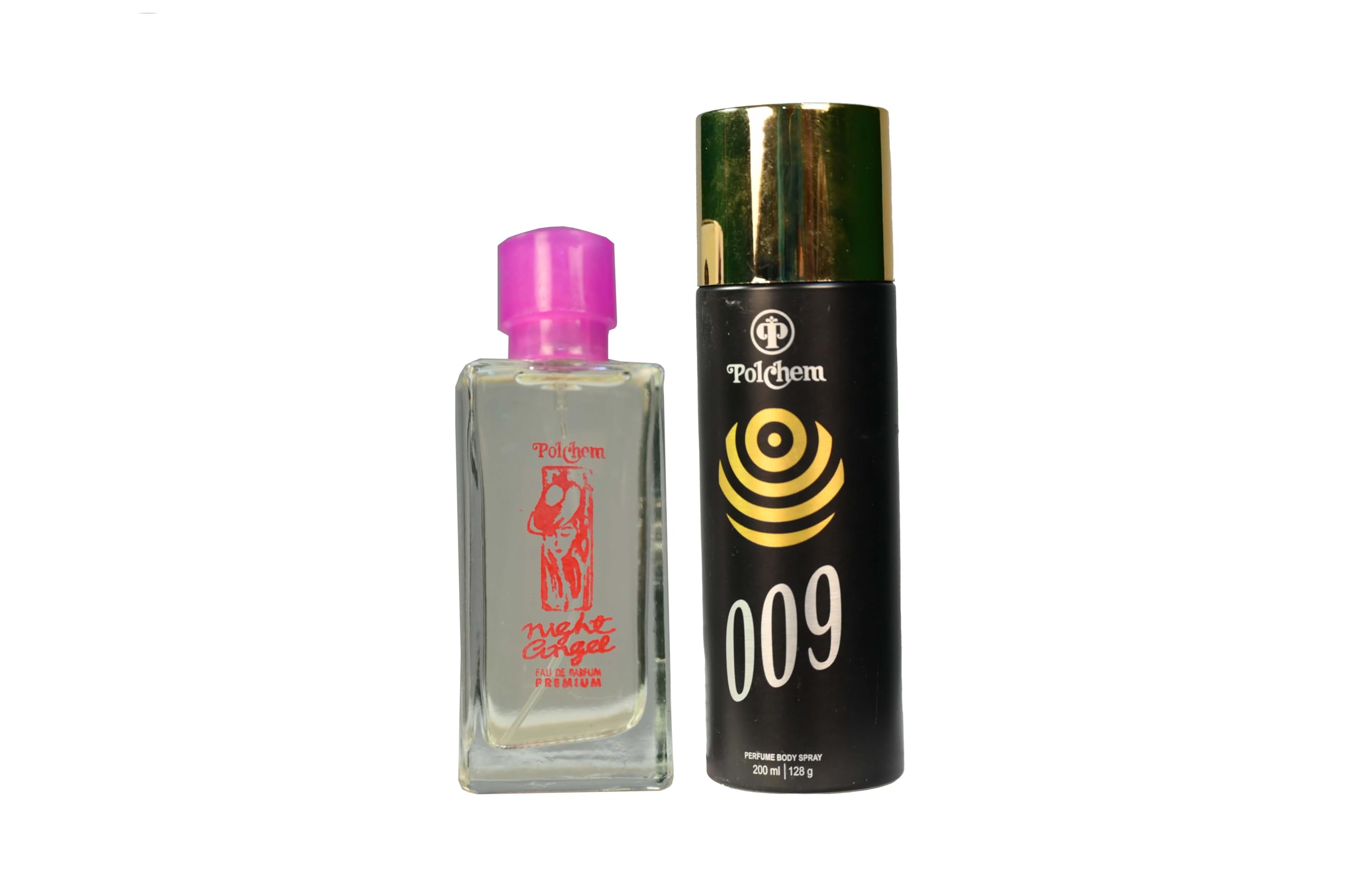Buy Polchem Unisex Night Angel Perfume + 009 Deodorant Combo Set | Long ...
