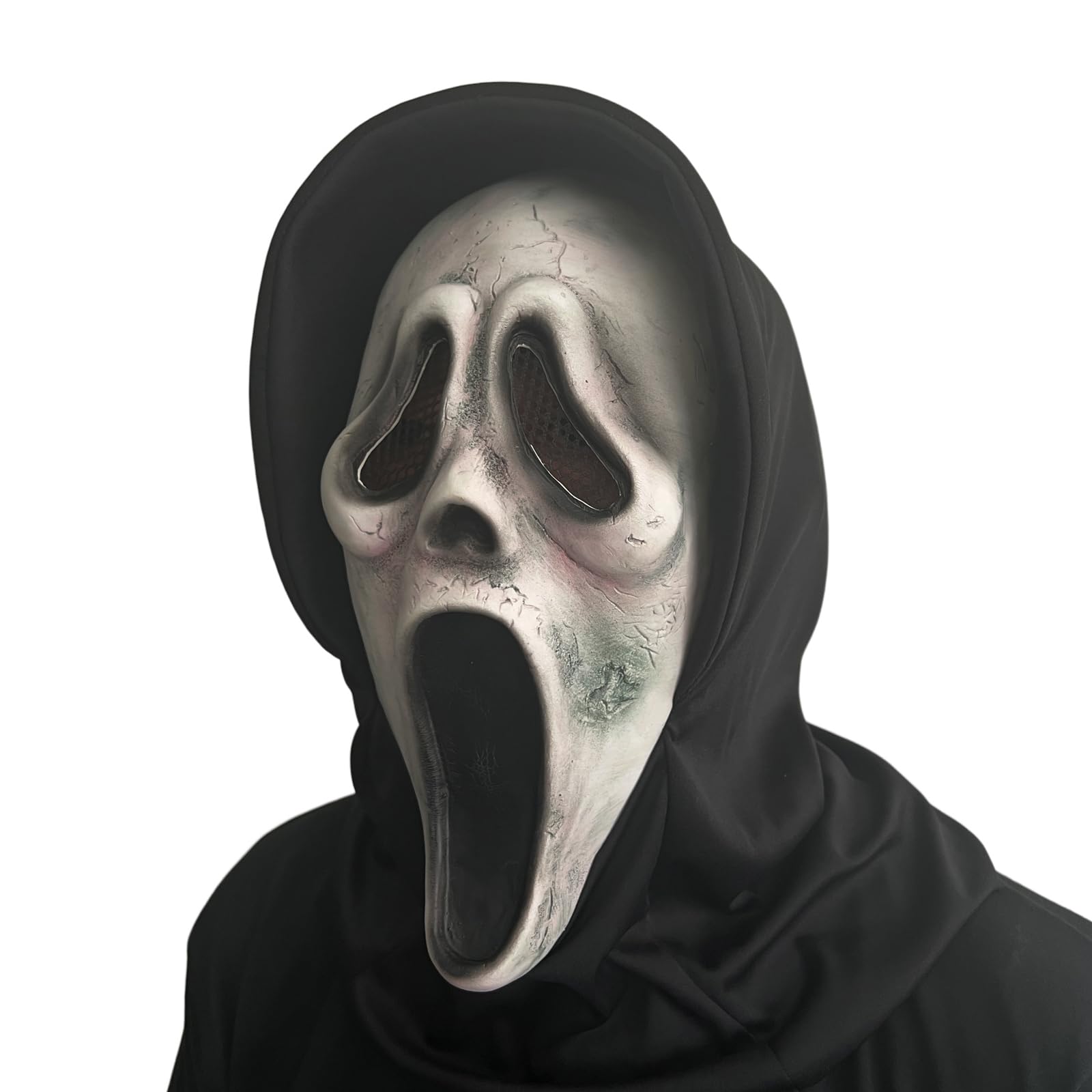 Weimofanchen Halloween Ghost Mask Scary Ghost Face Mask Skull Horror ...