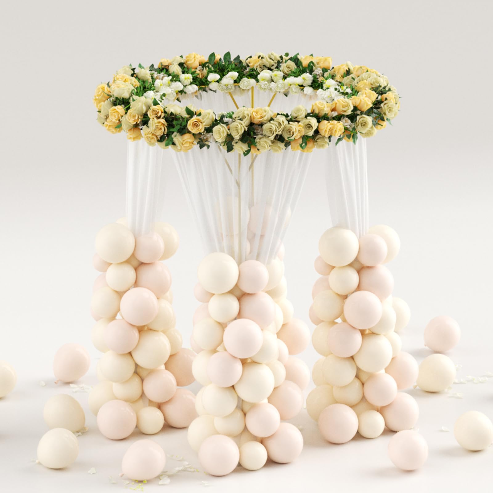 Snapklik.com : Metal Arch Backdrop Stand 7.5FT Flower Wedding Dome ...