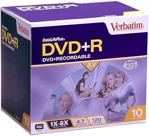 Lot de 10 boîtiers DVD + R 4,7 Go 8X : Amazon.fr: Informatique