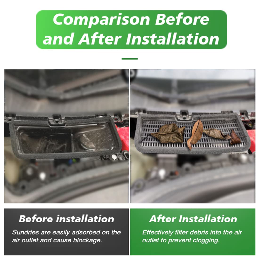 Snapklik.com : KEYOOG Fit 2021 2022 2023 Tesla Model 3 Air Intake Grille