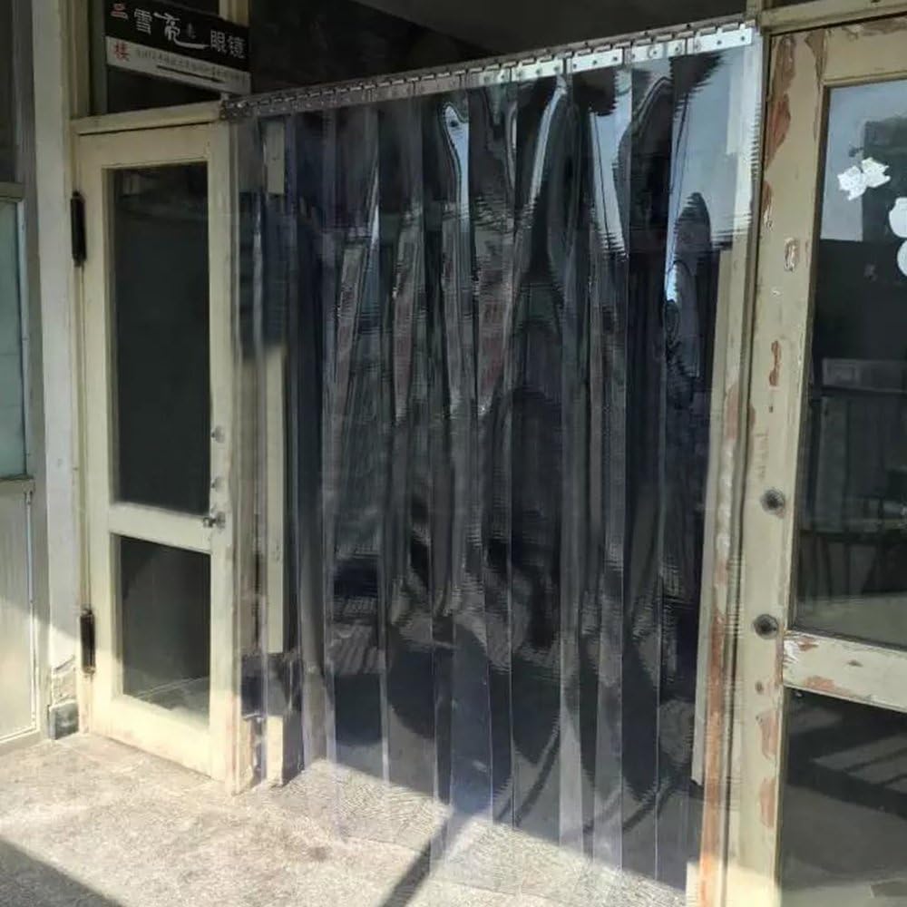 Snapklik.com : Freezer Room Plastic PVC Strip Curtain/Door Strip Kit ...