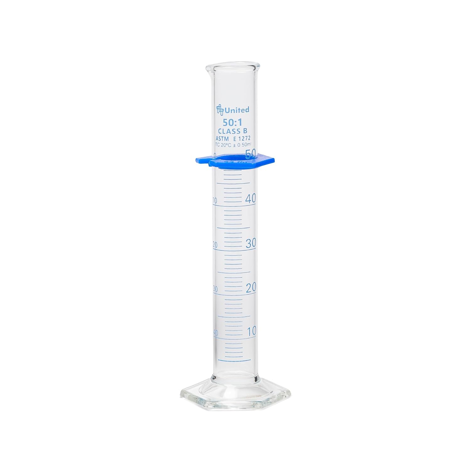 United Scientific™ (UNCYLNGB-50) 50mL Graduated Cylinder, Borosilicate ...