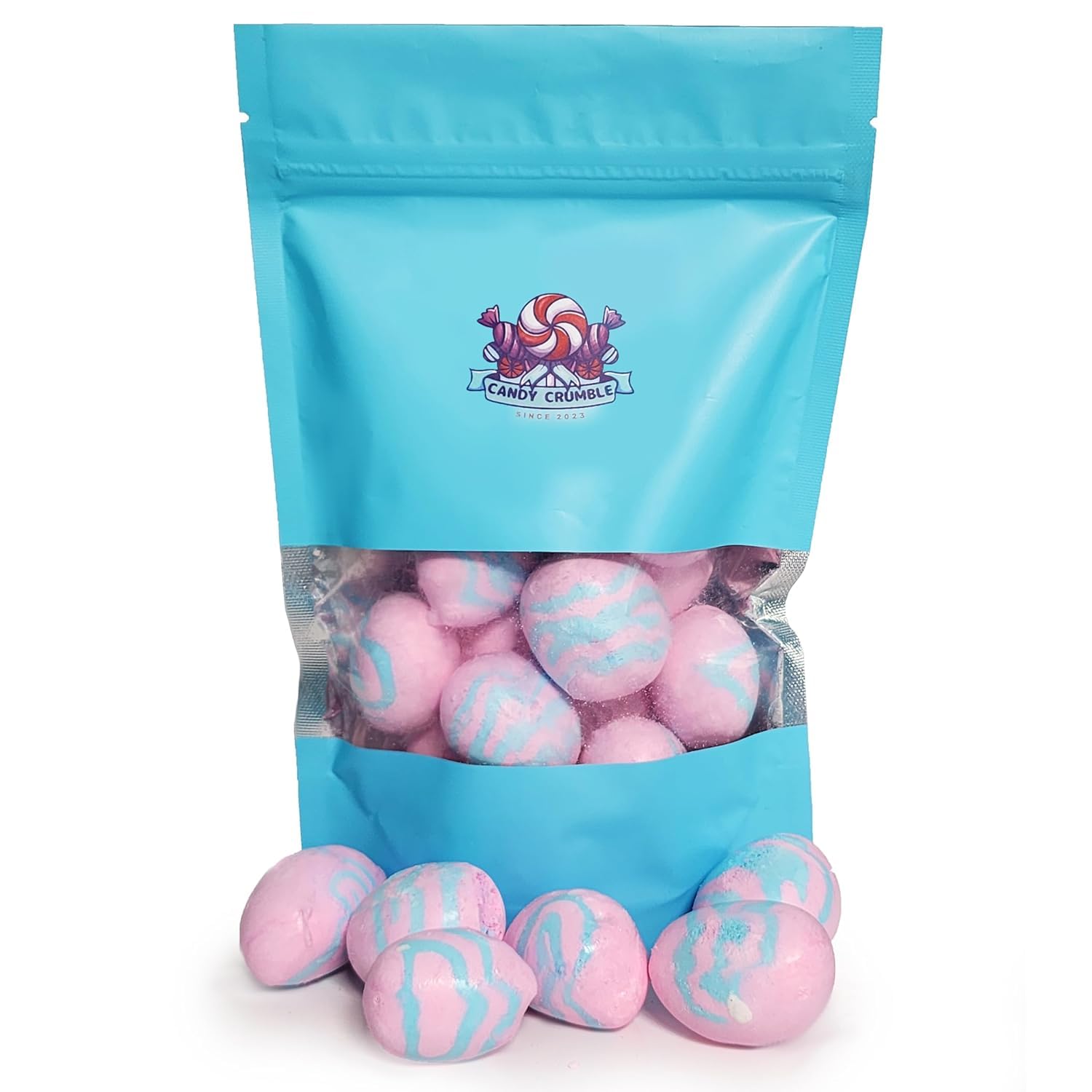Amazon.com : Freeze Dried Taffy Cotton Candy Flavor Candy 3 Oz Bag ...