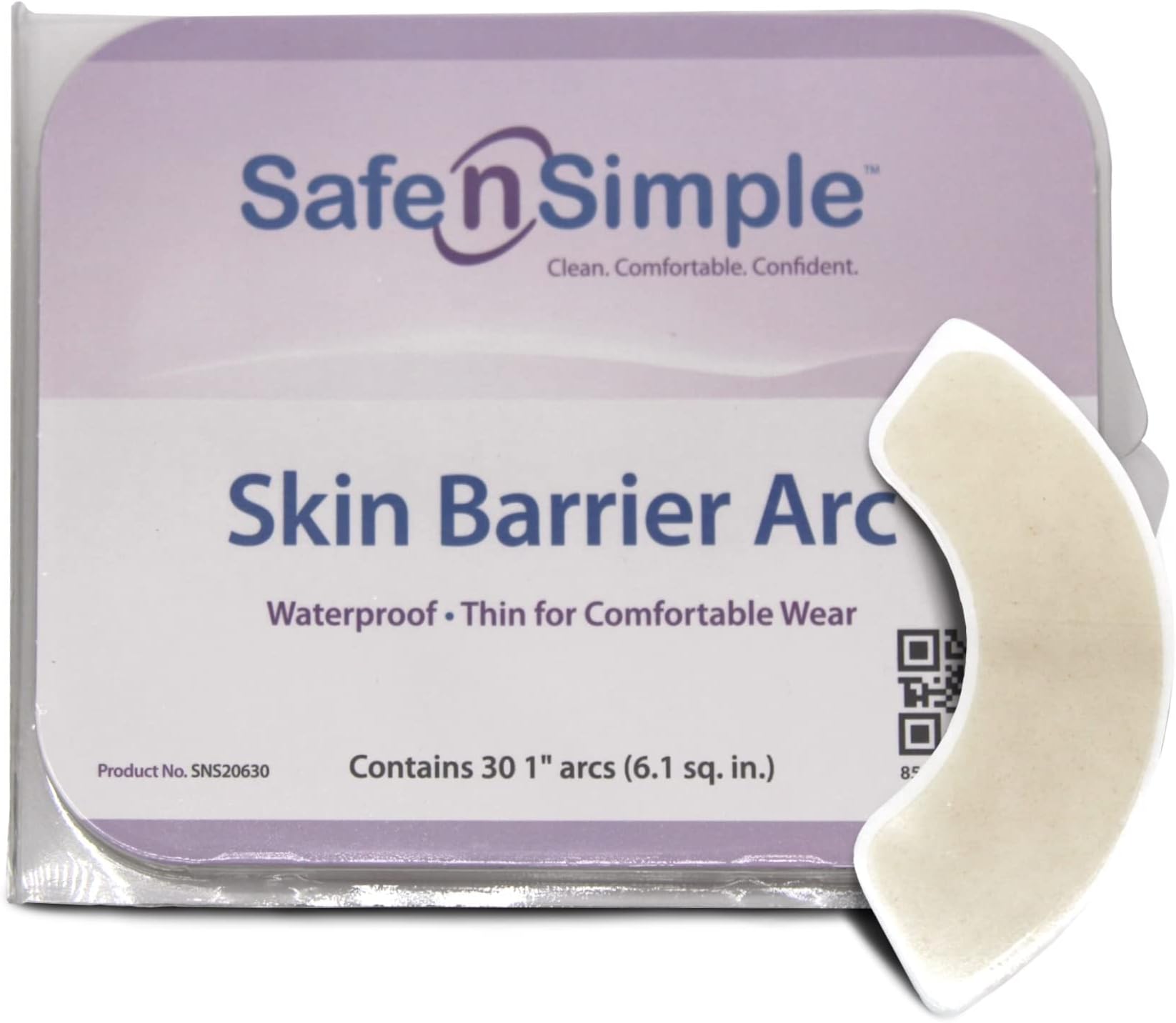 Amazon.com: Safe n' Simple Skin Barrier Arc - 1" Individually Wrapped ...