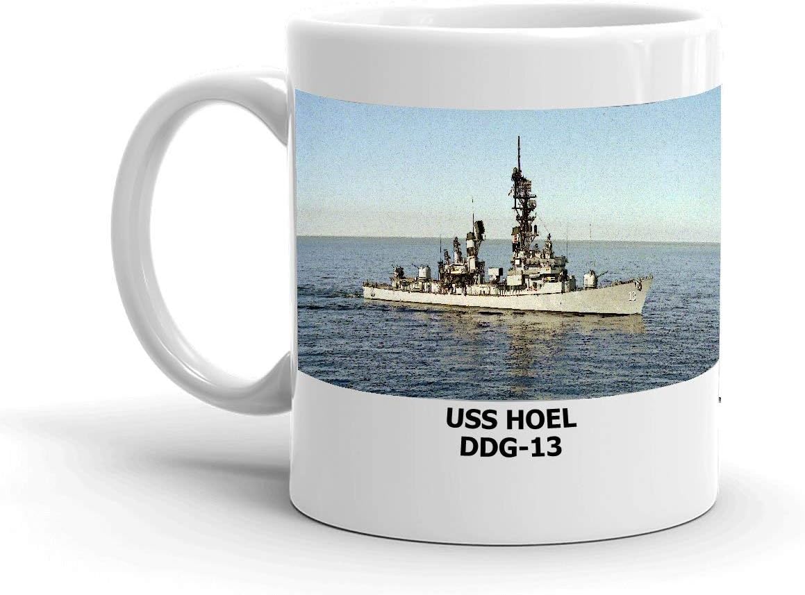 Gorra Béisbol Navy Azul Marino Ajustable Hecha USA USS HOEL DDG-13 U.S ...