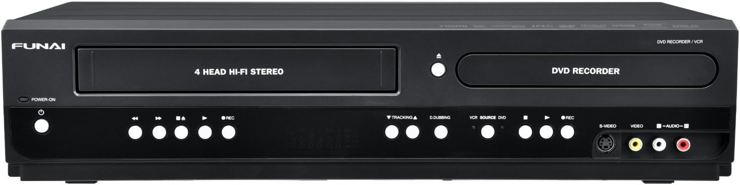 Amazon.com: Funai Combination VCR and DVD Recorder (ZV427FX4) : Electronics
