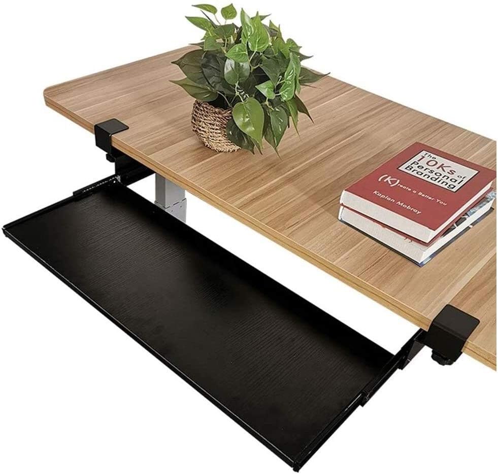 Amazon.com: Keyboard Tray Drawer Keyboard Platform Sliding Keyboard ...