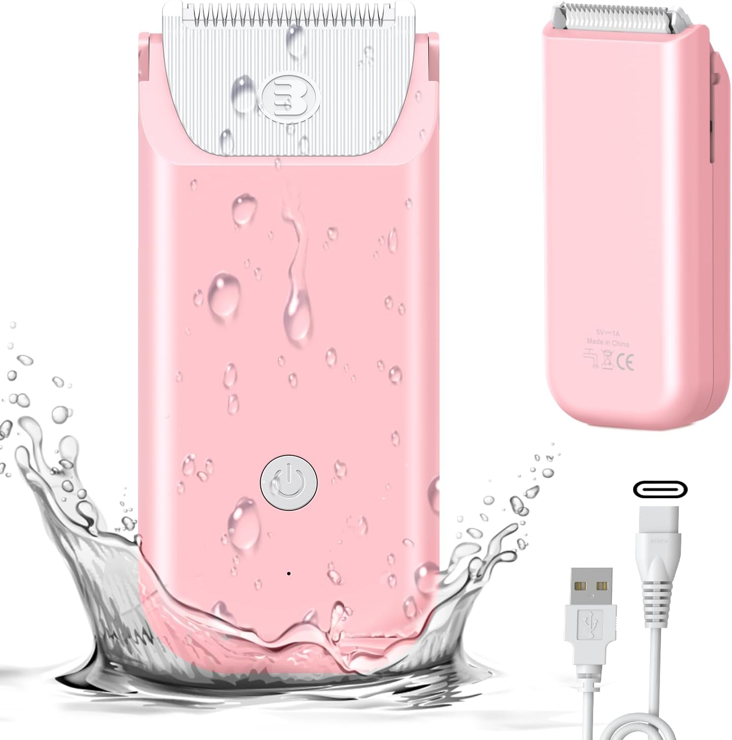 Amazon.com: Cayzor Bikini Trimmer and Shaver Kit for Women - 2-in-1 Wet ...