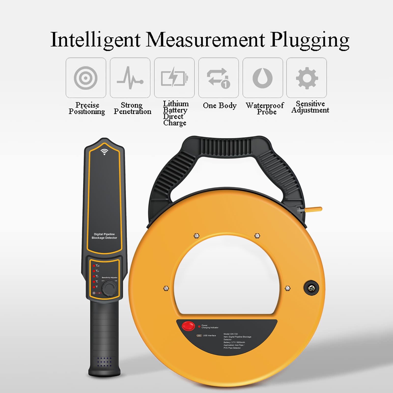 Snapklik.com : Pipeline Blockage Detector Locator, 20M Electromagnetic ...