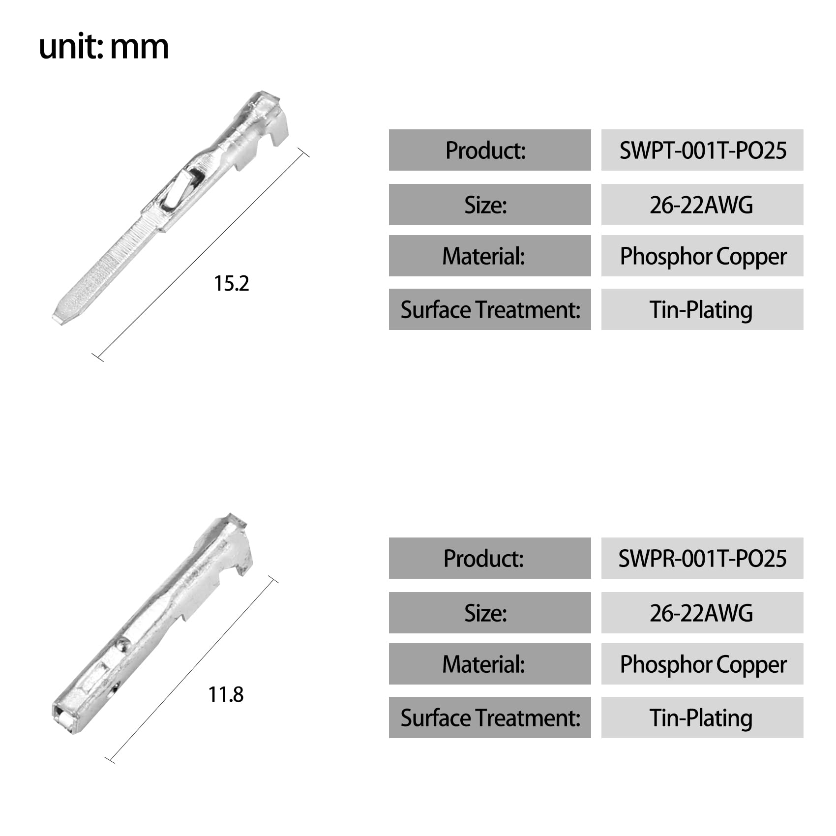 Snapklik.com : 5 Kits 2 Pin Way JST Waterproof Connector 26-22 AWG ...