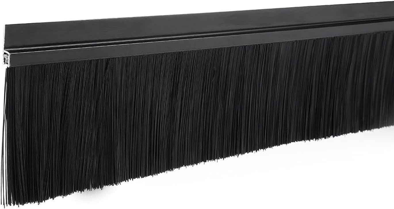 TA-VIGOR Door Sweep 39.37 inch x 4 inch, Door Brush Bottom Sweep with H ...