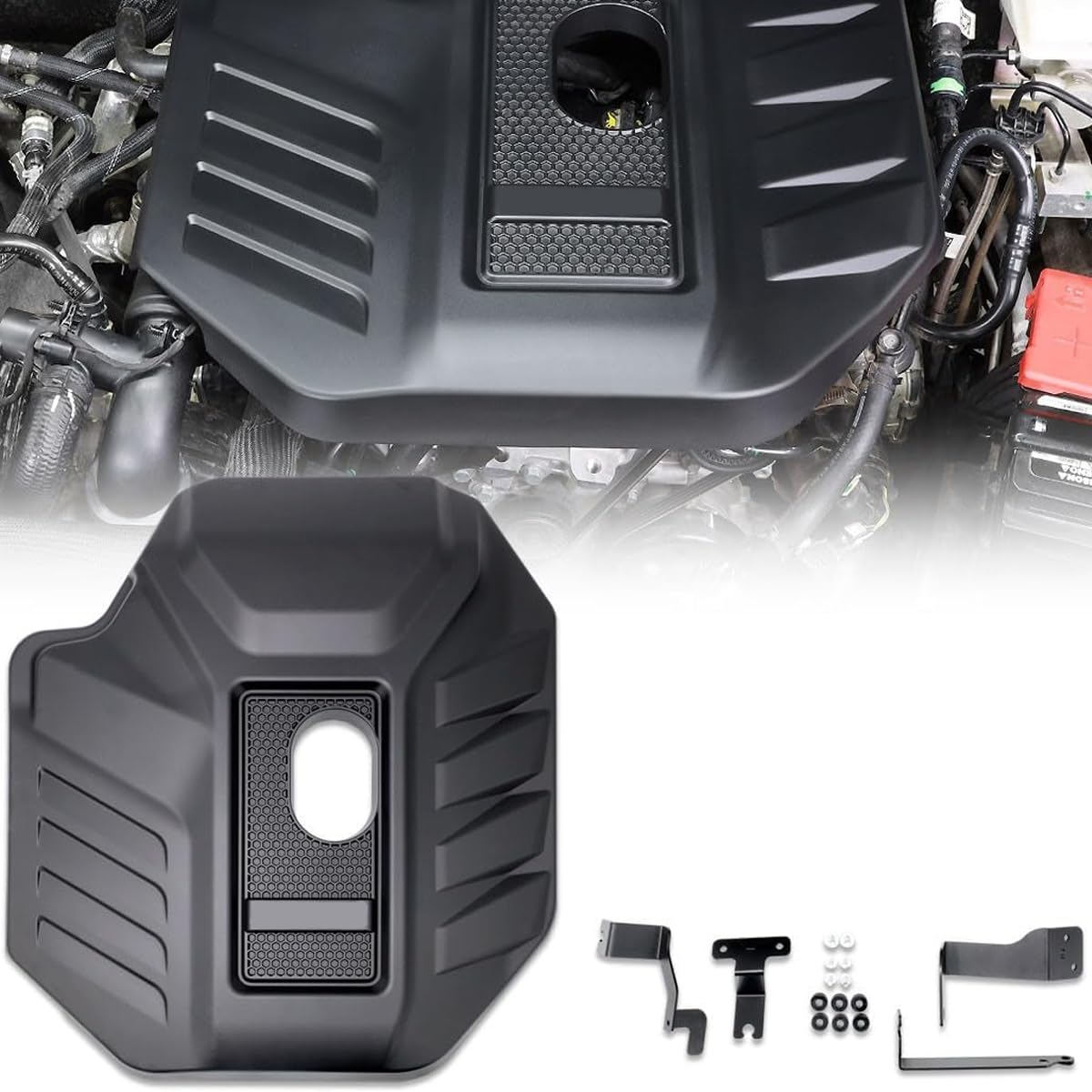 Amazon.com: IAG I-Line Engine Cover for Ford Bronco 2.3L Turbo Motor ...