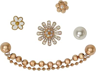 Amazon.com: Crocs Unisex Jibbitz Elevated, Pretty in Gold, 5 Pack ...