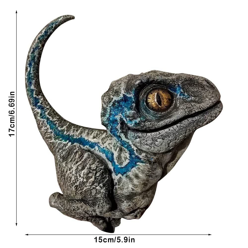Jurassic World Velociraptor Replica Sleeping Dinosaur Realistic ...