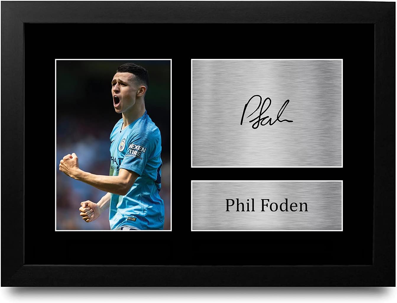 HWC Trading Phil Foden Manchester City Man City Gifts Printed Signed ...