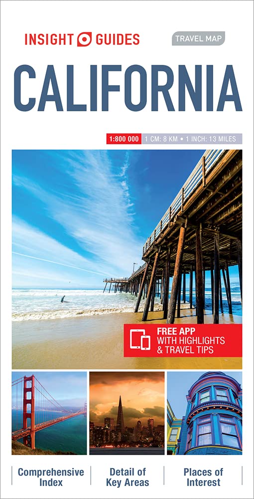 Amazon | Insight Guides Travel Map California (Insight Travel Maps ...