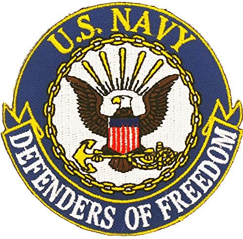 Amazon.com: United States Navy USN Logo Seal Embroidered Patch, with ...