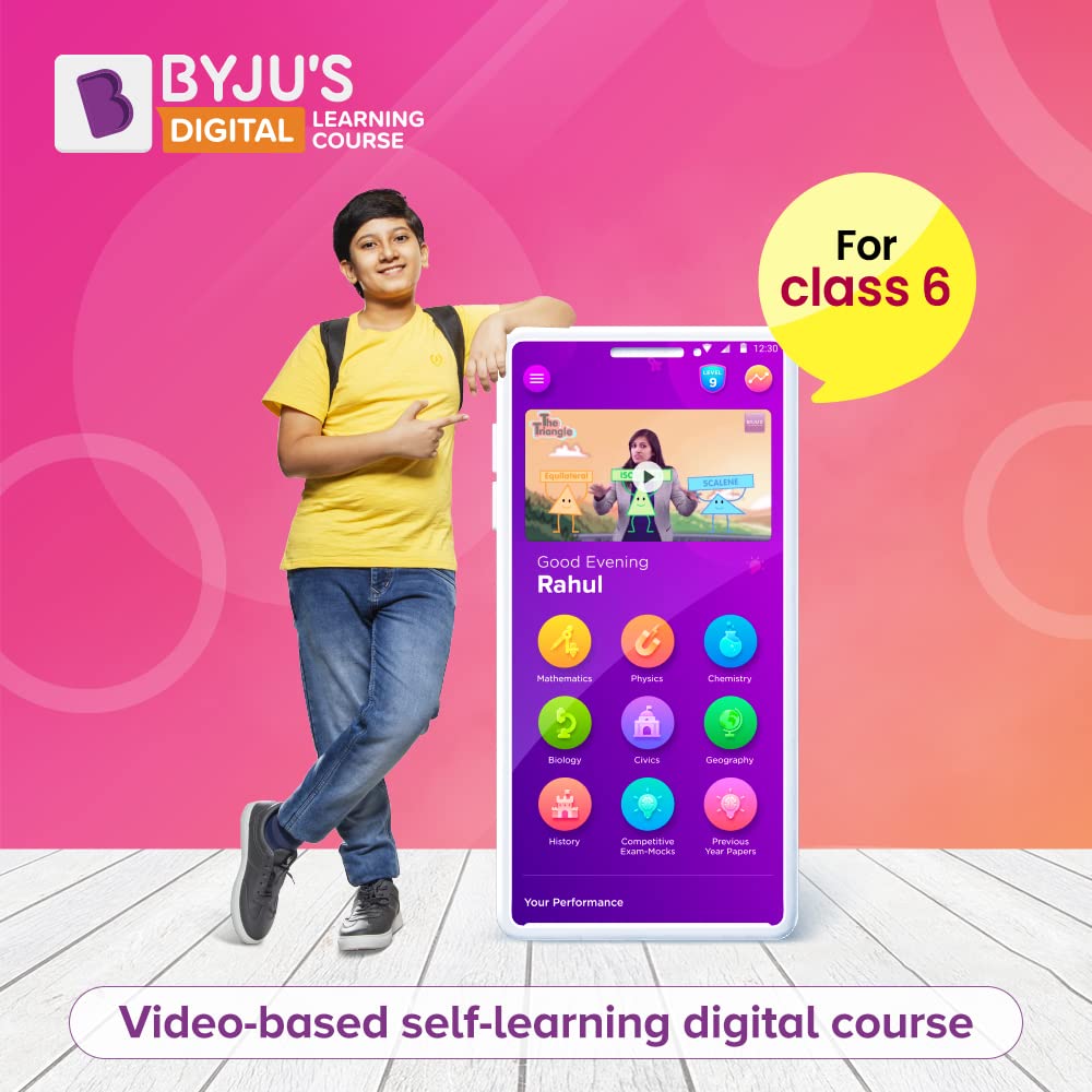 BYJU's Digital Learning Course for Class 6 - Complete syllabus for ...