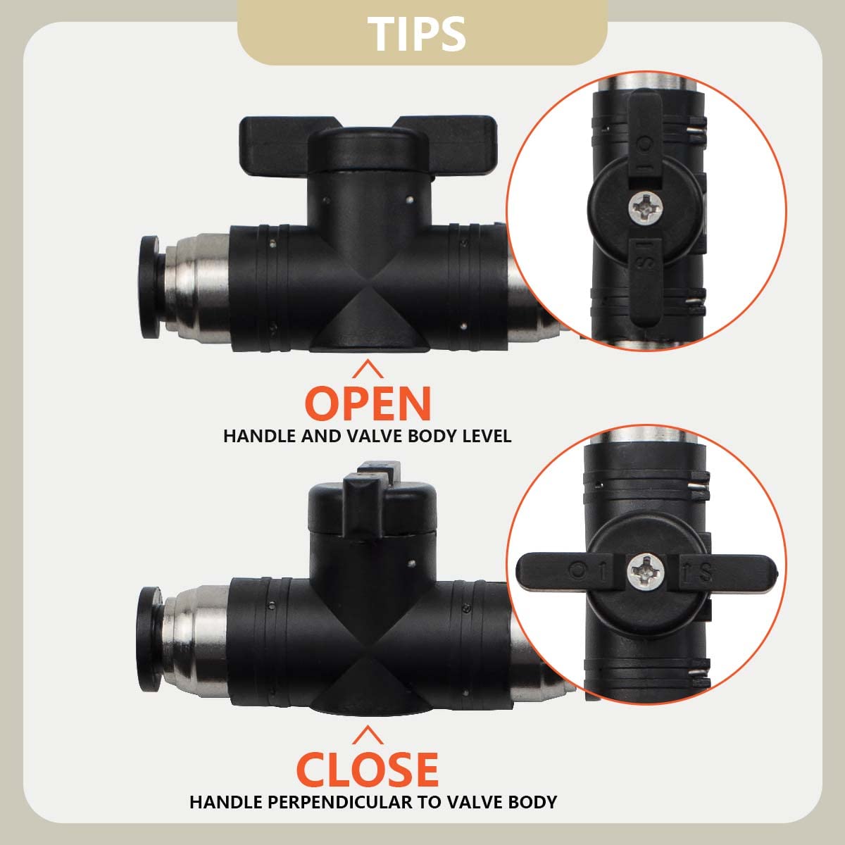 Snapklik.com : 3 Pcs 12mm Pneumatic Ball Valve Push To Connect Fittings ...