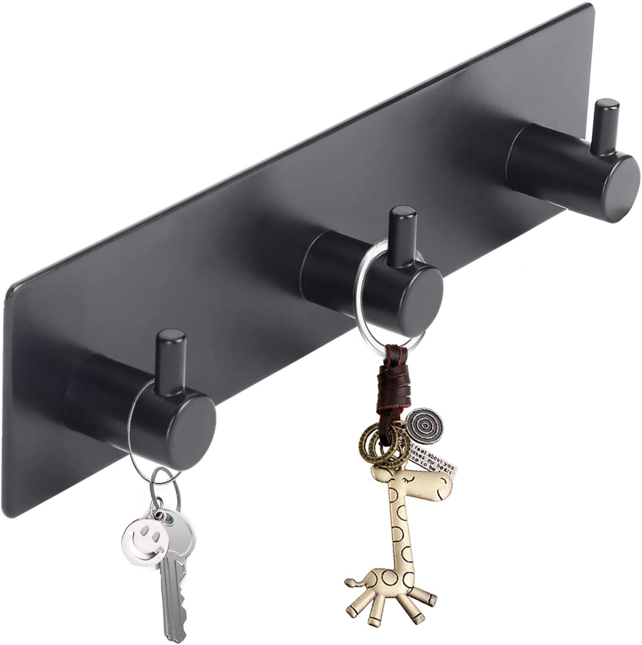 Amazon.com: ArtHue Key Holder for Wall, Self Adhesive Key Rack Key ...