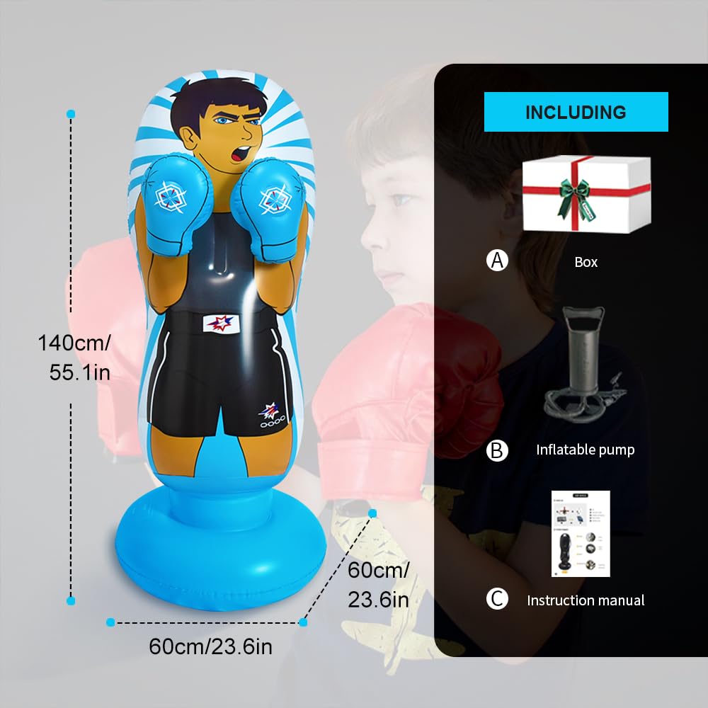 Inflatable Punching Bag Toy Inflatable Boxing Training Equipment .Free ...