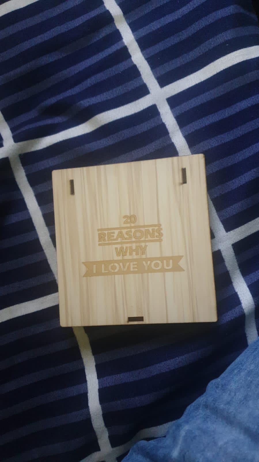 Buy PureCraft Wooden Medium Heart Shaped Love Message Box | 20 Reasons ...