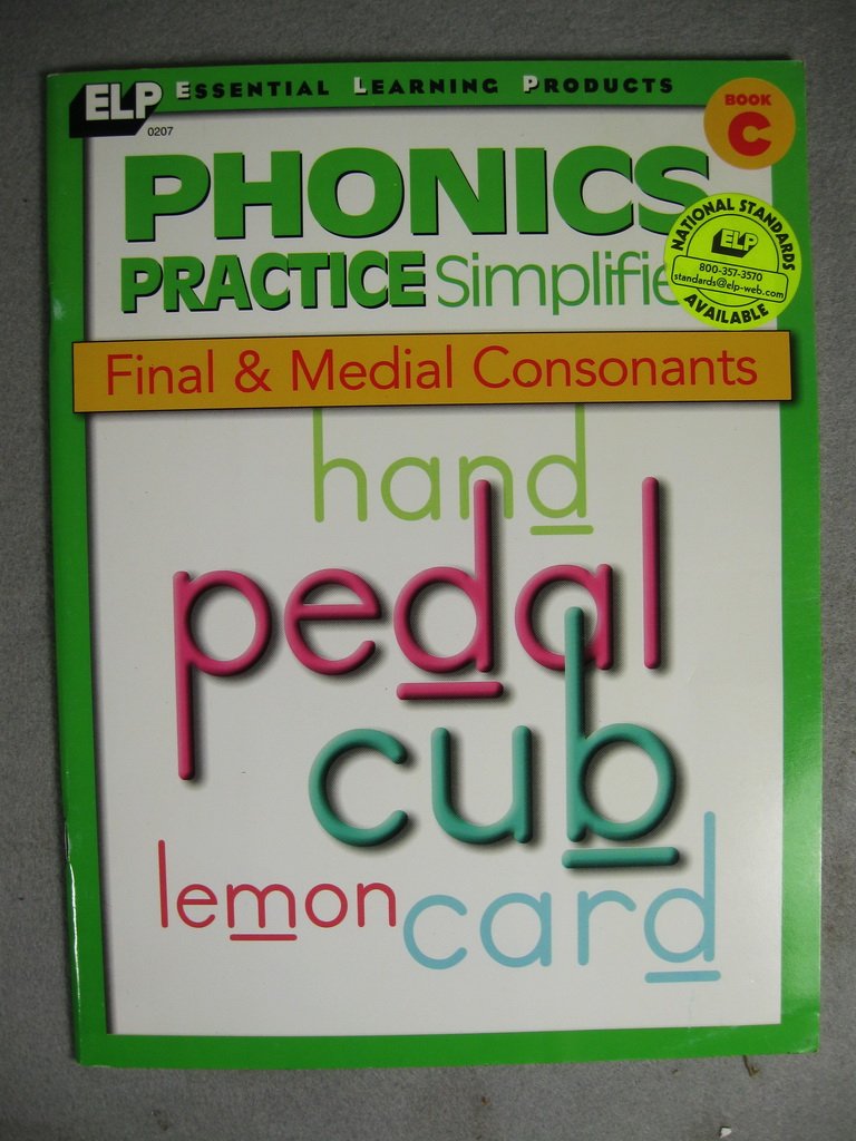 Buy Phonics Practice Simplified: Final & Medial Consonants (Phonics ...