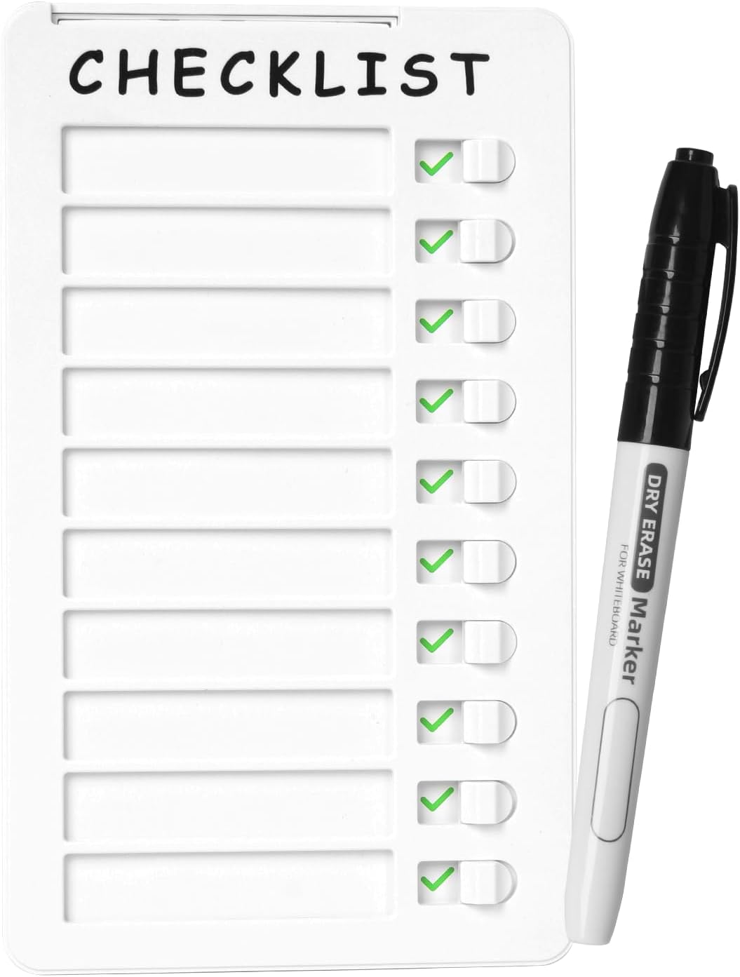 Amazon.com : Dry Erase Checklist Board to Do List Memo Boards Slider ...