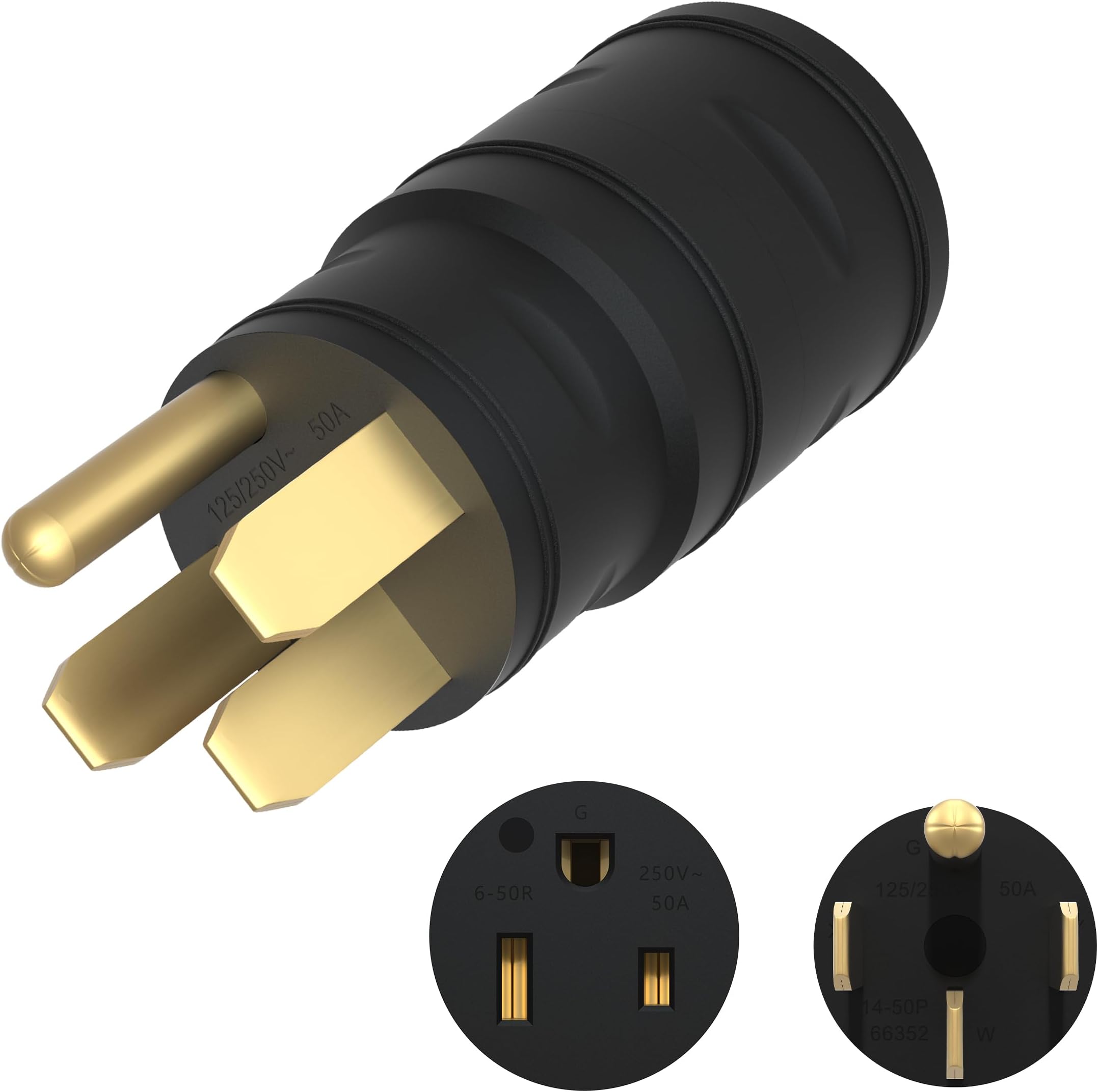 Amazon.com: Dumble 50 Amp RV Plug Replacement – RV Electrical Adaptors ...