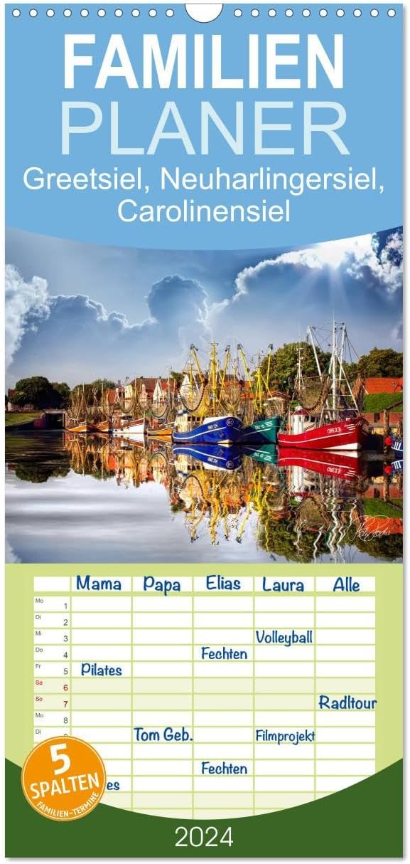 Familienplaner 2024 - Ostfriesland, die alten Häfen - Greetsiel ...