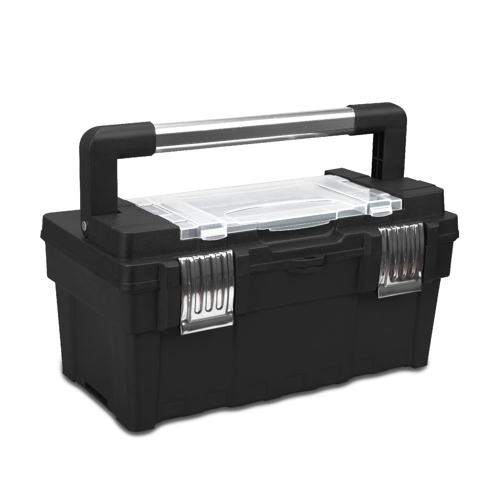 Jack Boss Tool Organizer Box 18 Inch Durable Tool Storage Box with ...