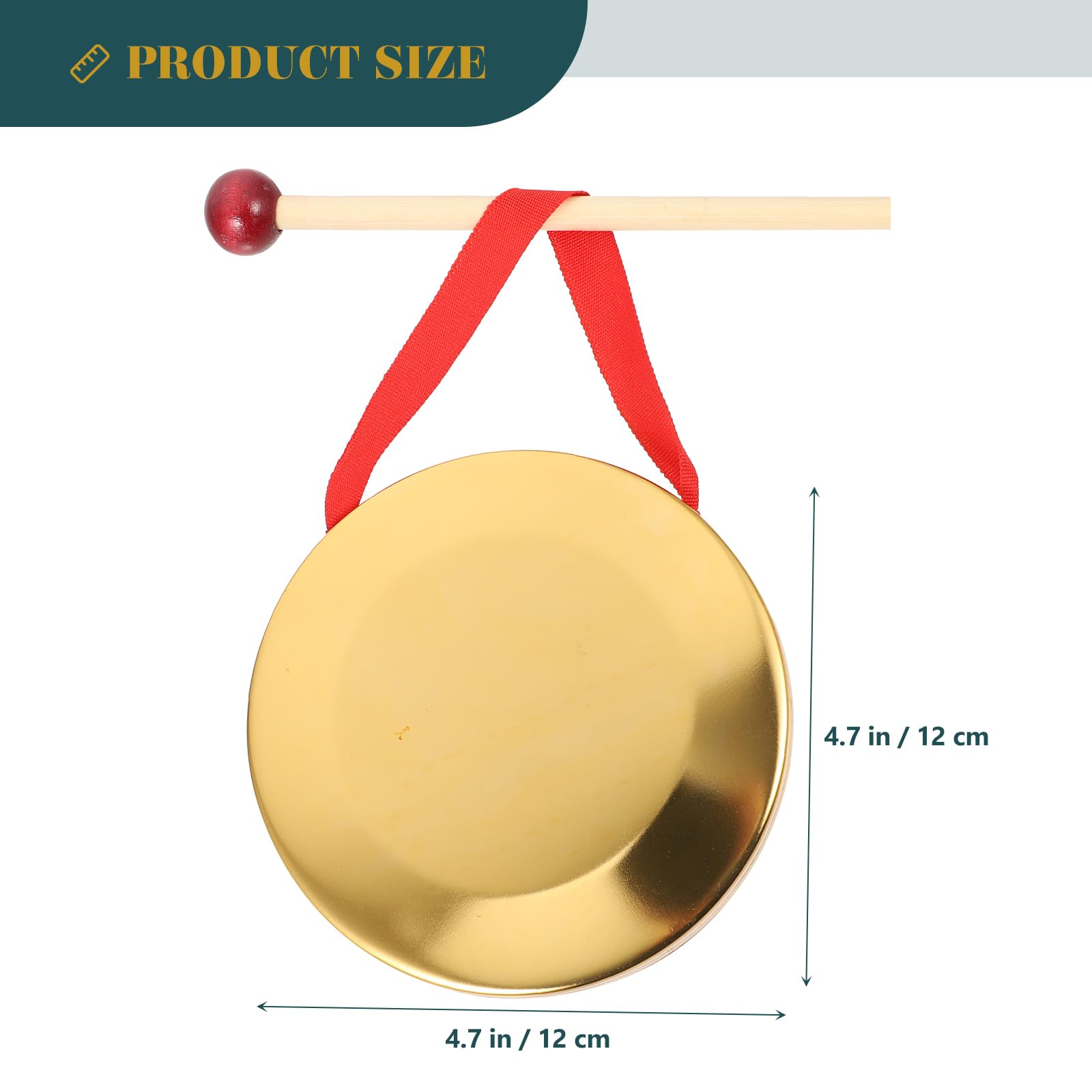Chinese Gong ERINGOGO Brass Instruments 4 Inch Gong With Mallet ...