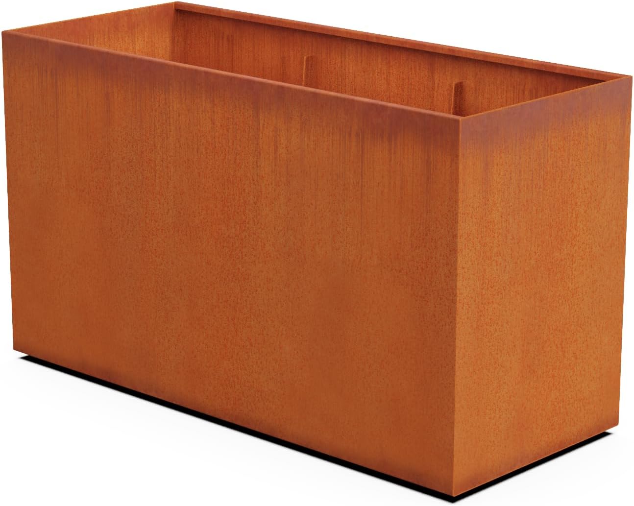Amazon.com : Plantercraft Corten Steel Planter Wide Rectangle Metal ...