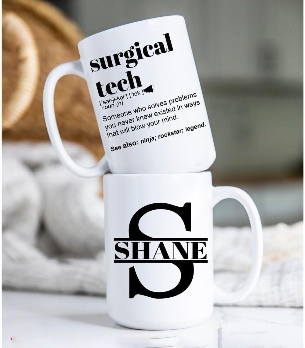 Amazon.com: Surgical Tech Gift, Surgical Tech Coffee Mug, Surgical ...