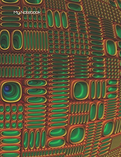 My Notebook: Warping Abstract Cover Design Notebook/Journal for You ...