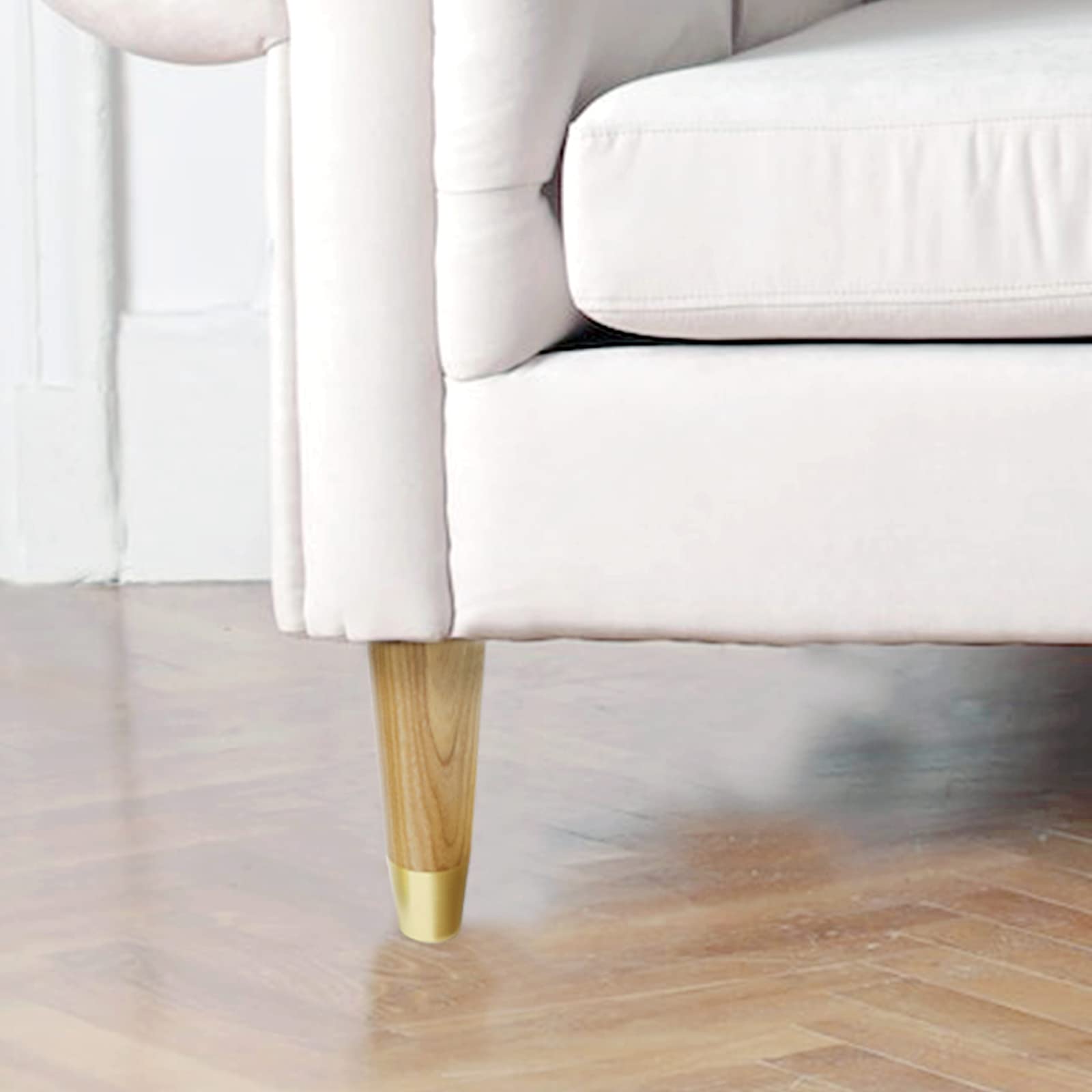 Snapklik.com : WEKIS Solid Ash Wood Furniture Legs 6 Inch, Sofa ...