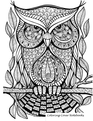 Coloring Cover Notebook (Owl Chess): Notebook for note taking, writing ...