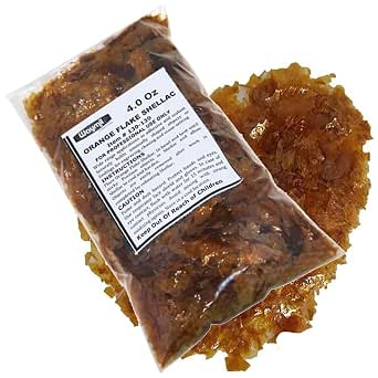Orange Flake Shellac 4 Oz : Amazon.ca: Home